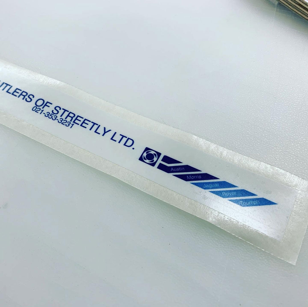 Car Dealer Replica Window sticker | Pro Plates