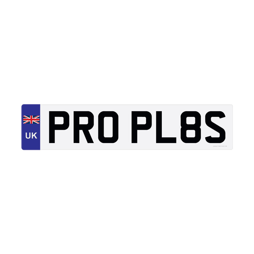 Stick On Number Plates | Pro Plates
