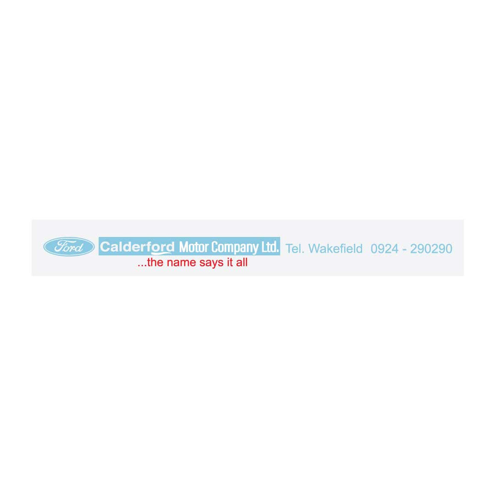 Car Dealer Replica Window sticker | Pro Plates