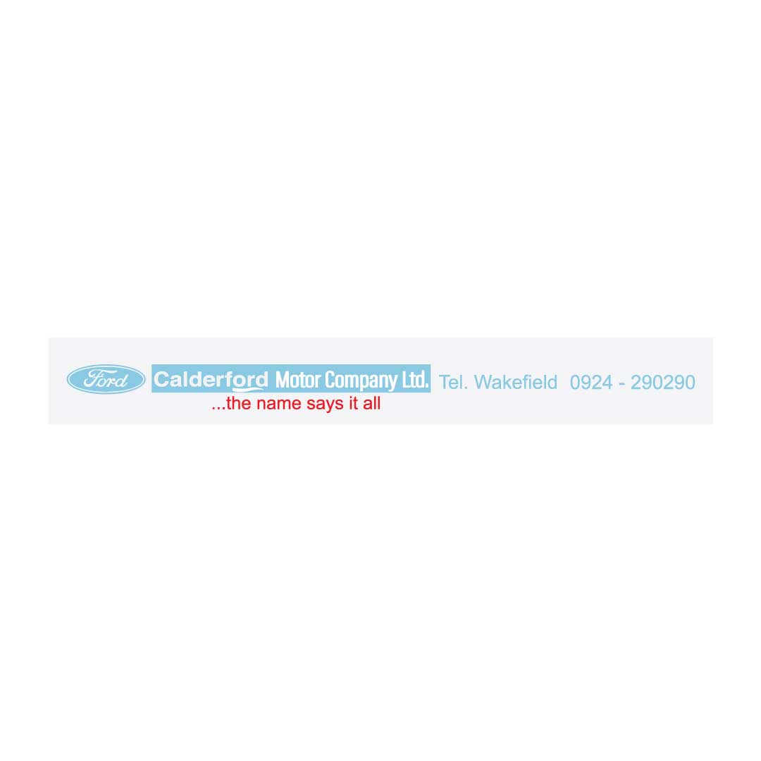 Car Dealer Replica Window sticker | Pro Plates