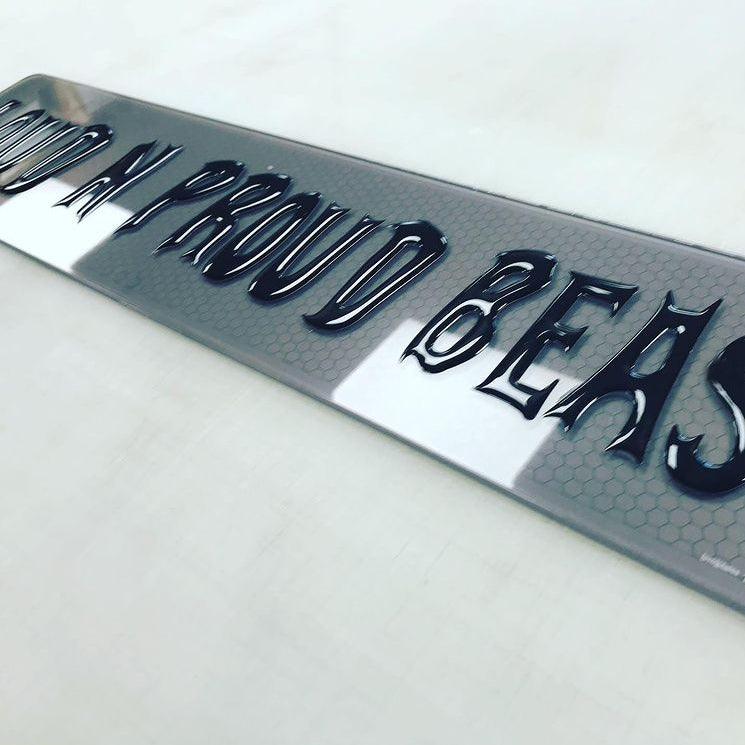 Novelty Showroom Number Plates | Pro Plates